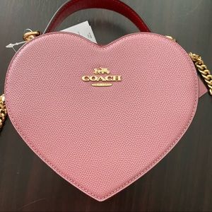 Coach | Bags | Coach Heart Crossbody In Colorblock | Poshmark
